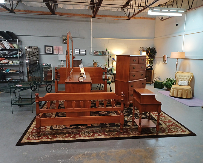 This bedroom collection isn't just furniture—it's a time machine to craftsmanship from an era when things were built to outlast their makers.