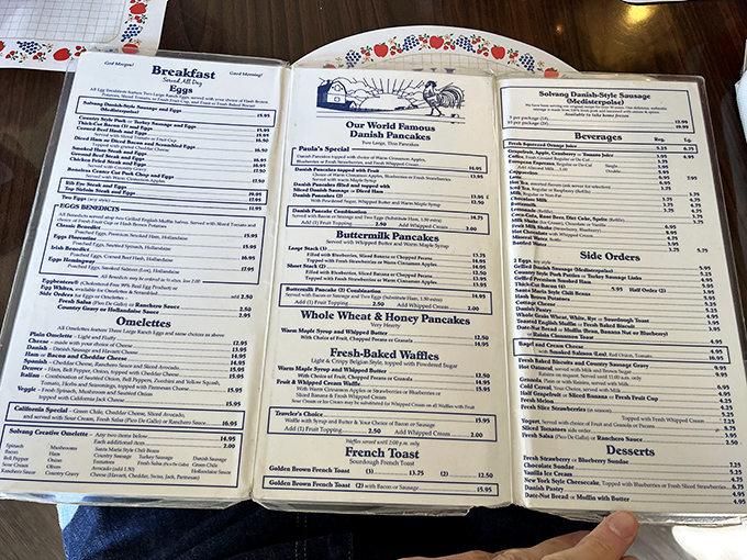 This menu isn't just a list—it's a roadmap to breakfast bliss. Each page offers a new adventure for your taste buds.