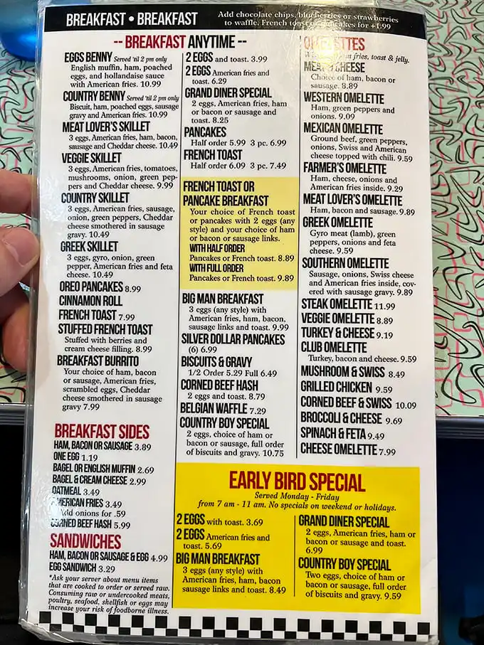 The breakfast menu reads like a love letter to morning indulgence. Decisions, decisions—life's most delicious dilemma.