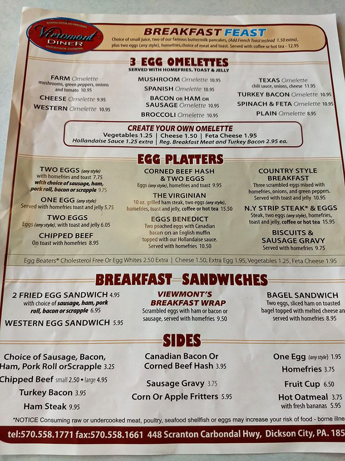 The breakfast menu reads like poetry to hungry eyes—a symphony of eggs, pancakes, and possibilities that span far beyond your standard morning fare.