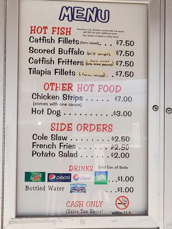 Simplicity at its finest: a no-frills menu where everything costs the same and tastes like a million bucks. Cash only—your credit card company wouldn't understand this kind of value anyway.