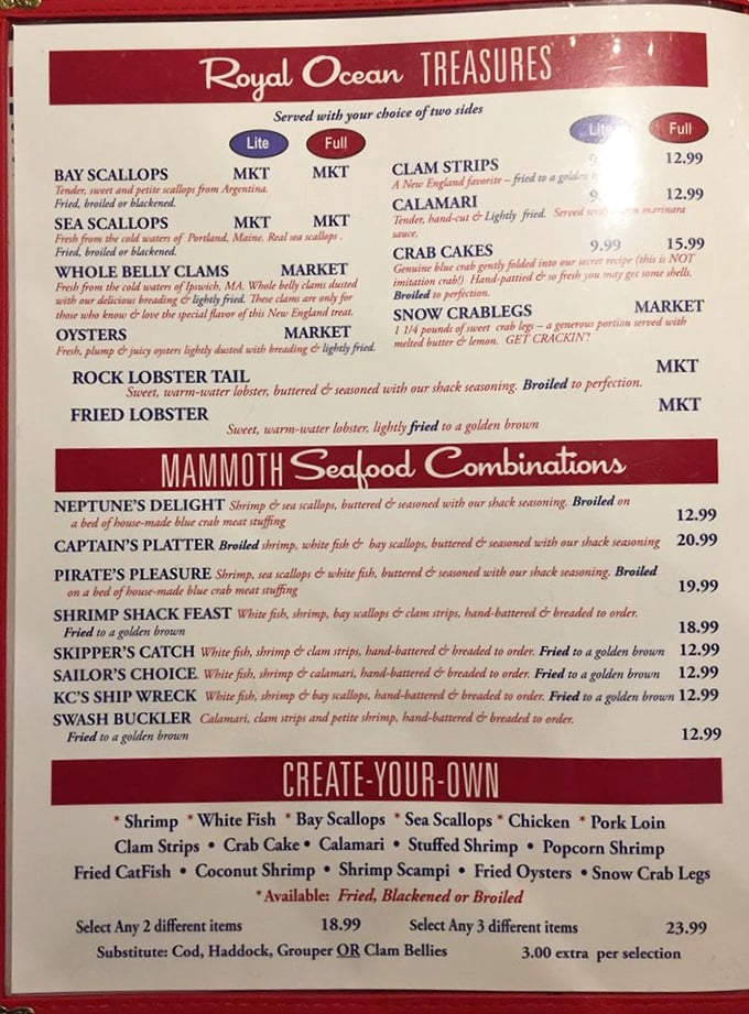 The No Fuss Restaurant In Florida - 3. Menu 1360