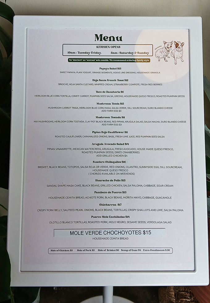 This isn't just a menu – it's a roadmap to flavor country. Each dish tells a story that began generations ago in Mexico's diverse regions.