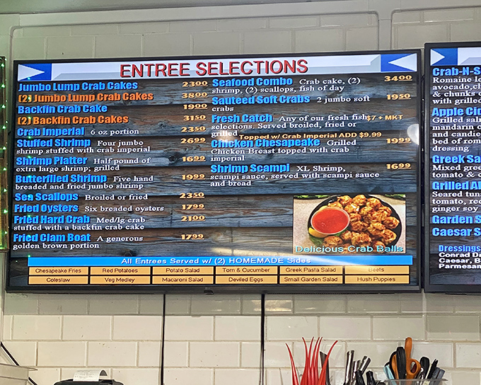 The menu board of temptation – where decisions become impossible and "I'll take one of everything" suddenly seems like a reasonable life choice.