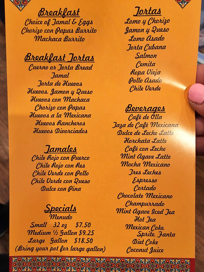 This menu isn't just a list—it's a roadmap to happiness. The only wrong choice is not ordering enough.