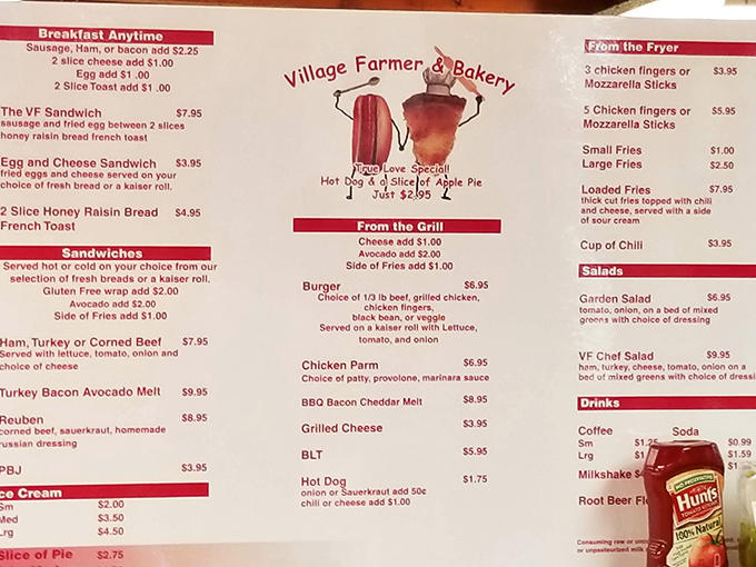 This menu isn't trying to impress you with fancy fonts or pretentious descriptions—it's too busy planning your next food memory with honest-to-goodness comfort classics.
