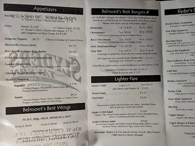 This menu isn't trying to impress food critics—it's aiming straight for your happiness receptors with honest-to-goodness comfort classics.