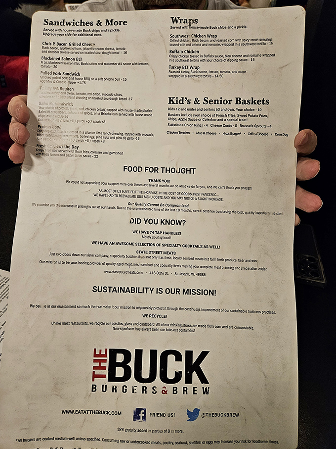 The menu reads like a love letter to comfort food—each description promising a relationship worth committing to.