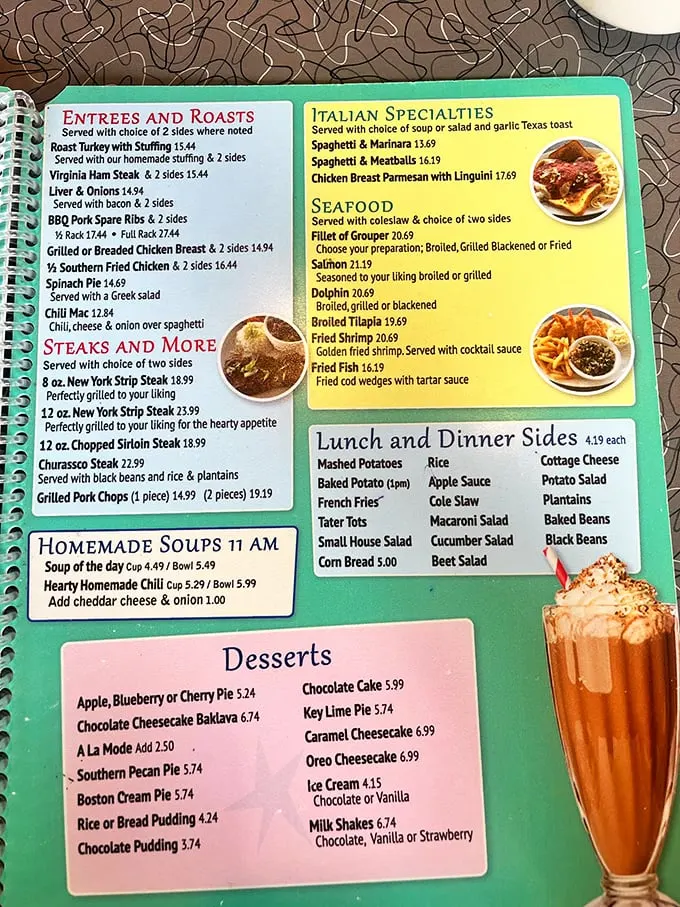 This isn't just a menu - it's a roadmap to breakfast bliss with options that'll make you dizzy.