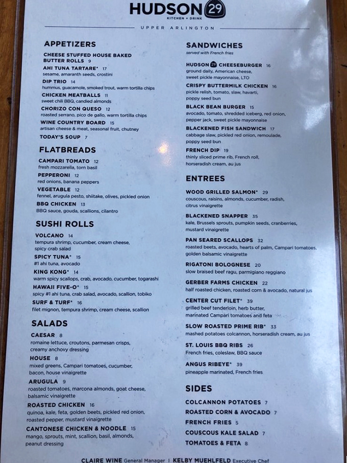 A menu that reads like a greatest hits album of American cuisine—each dish given thoughtful consideration and creative touches. Decision paralysis has never been so delicious.
