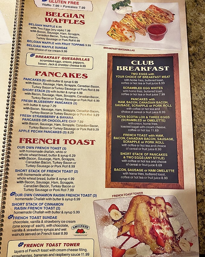 The menu at Suburban Diner reads like a novel of comfort food classics. Choosing just one dish might be the hardest decision you'll make all day.