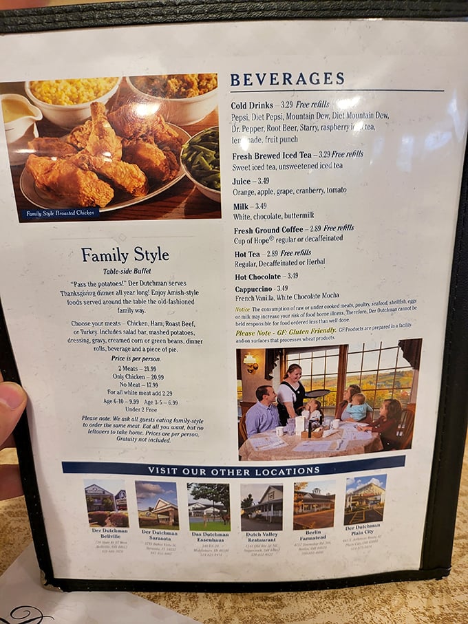 The menu reads like a love letter to comfort food. "Thanksgiving dinner all year long" isn't just a promise—it's a lifestyle choice worth embracing.