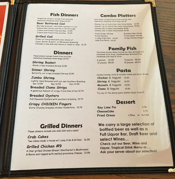 When a menu promises both comfort and adventure, you know you're in for something special.