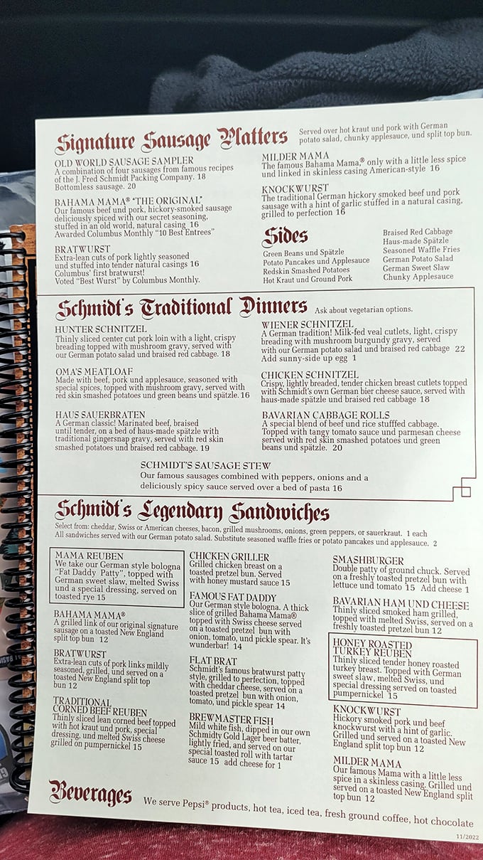 Every dish tells a story of German tradition, from hearty schnitzels to legendary sausages.