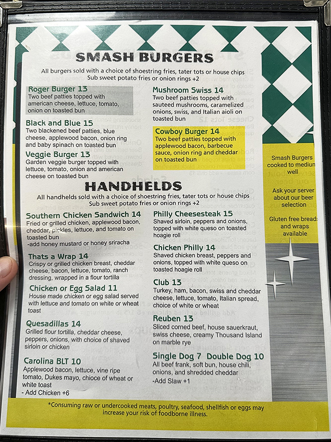 The menu reads like a love letter to comfort food classics – where "diet" is just a four-letter word that nobody mentions before noon.
