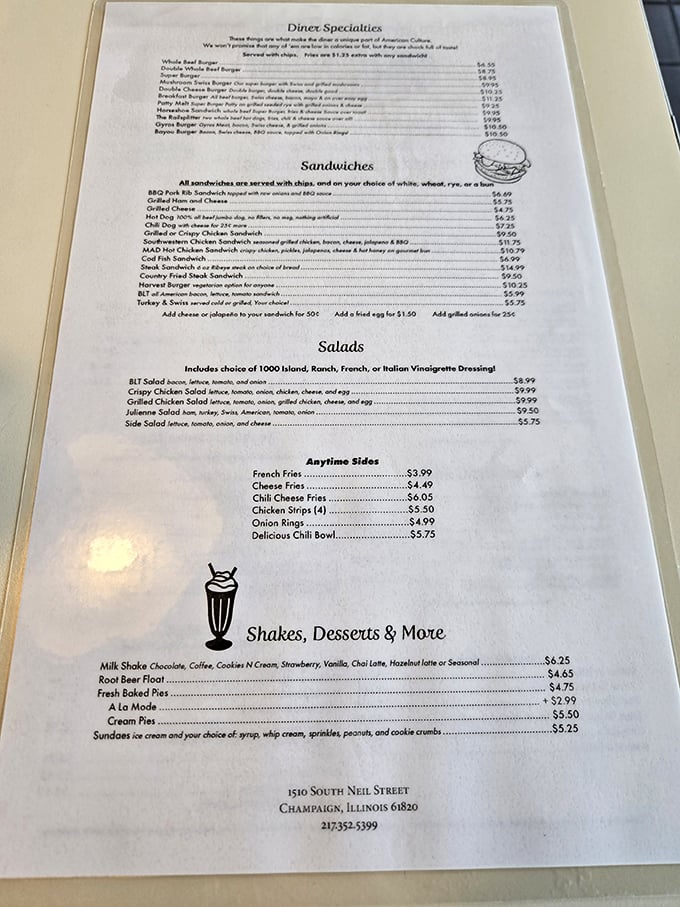 A menu that doesn't need fancy fonts or pretentious descriptions—just honest food that's been perfecting hangovers and starting days right for generations.
