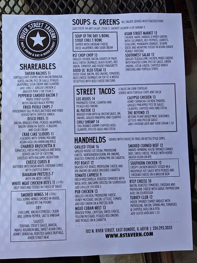 A menu that reads like a love letter to comfort food—where deciding between street tacos and smoked wings becomes life's most delicious dilemma.