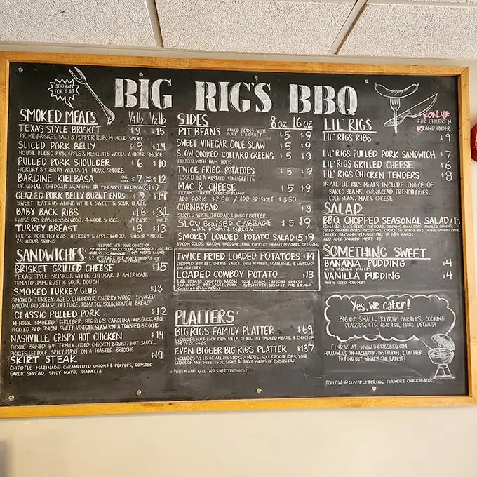 That chalkboard menu is like a roadmap to happiness. Take your time deciding—this is one journey where every destination is worthwhile.