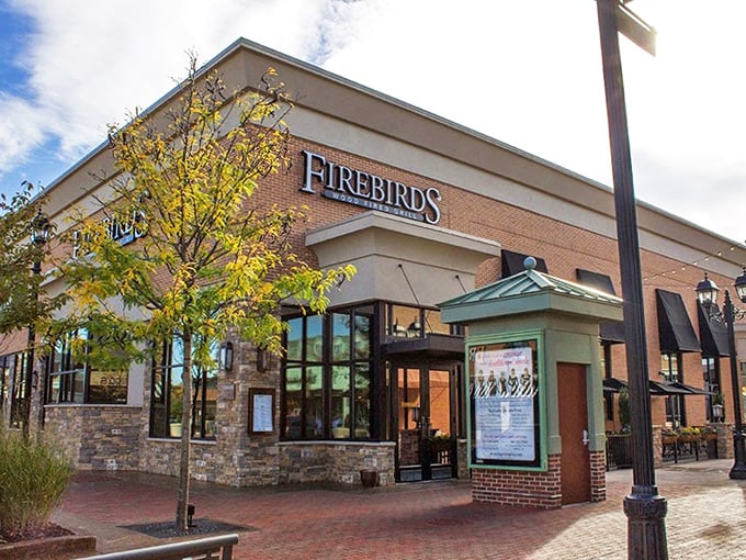 Firebirds brings contemporary dining to a town that remembers when "fast food" meant quickly catching your dinner. Modern comfort meets historic charm.