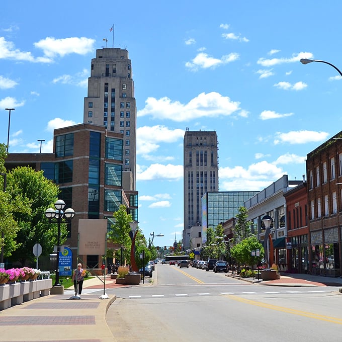 Battle Creek's impressive skyline might surprise you – it's like finding New York architecture with Midwest prices and personalities.