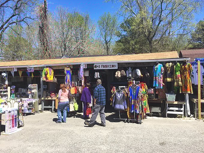 Norfolk's flea market sprawls across an open field. One person's castoffs become another's conversation pieces!