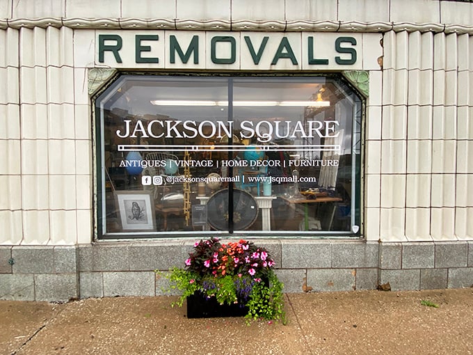 This isn't just furniture—it's a time machine! Jackson Square's wooden wonderland makes IKEA look like it was born yesterday.