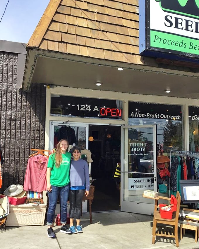 M Seed's welcoming storefront offers more than just great finds—your purchases help support community outreach programs.