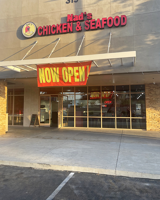The "Now Open" banner says it all - fresh starts often bring the most delicious surprises. 