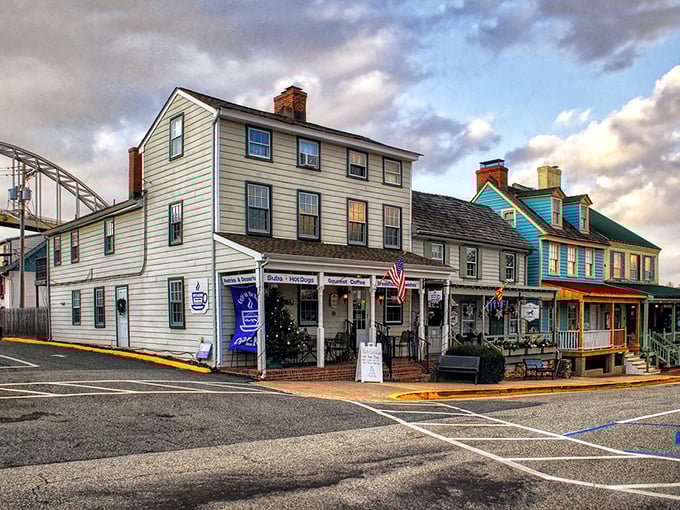 Chesapeake City's main drag captures that "where everybody knows your name" vibe. Just add water views and fresh seafood!
