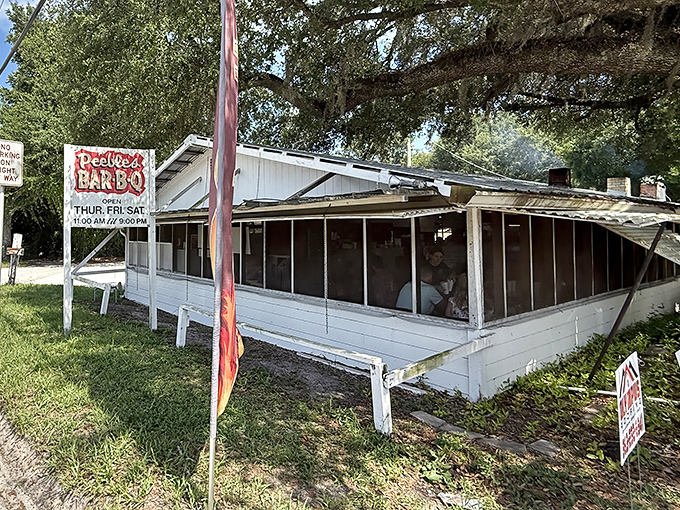 Those screened windows at Peebles hide smoky treasures like a time capsule from when barbecue was simple but perfect.