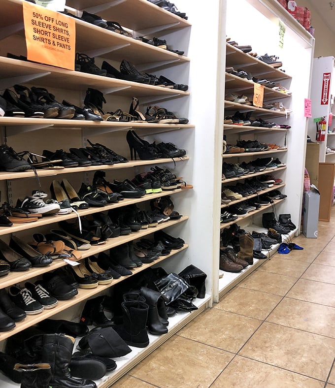 Shoe heaven isn't a myth—it's right here in Ventura, where yesterday's splurges become today's affordable fashion statements.