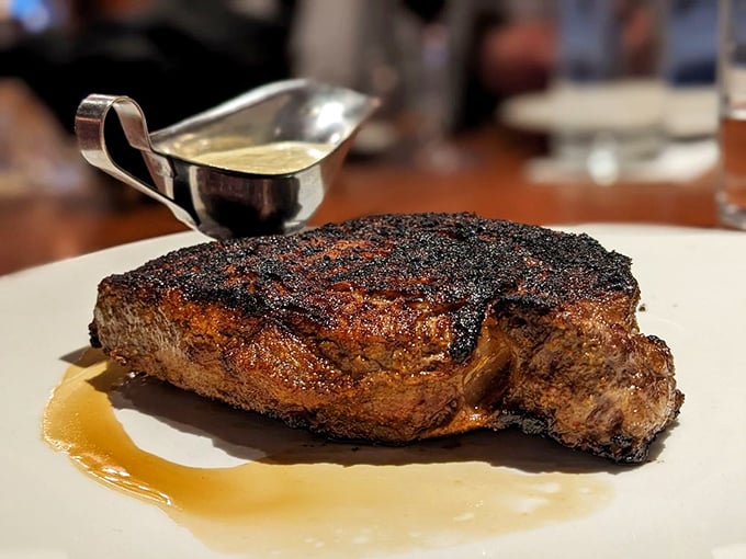 This isn't just a steak—it's a masterpiece of meat science. The perfect char giving way to a tender, juicy interior that melts like butter.