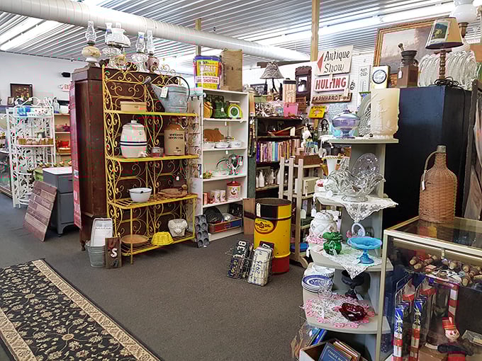 Booth after magical booth creates a delightful hodgepodge that rewards patient explorers. Turn one corner and you're suddenly surrounded by an entirely new decade.