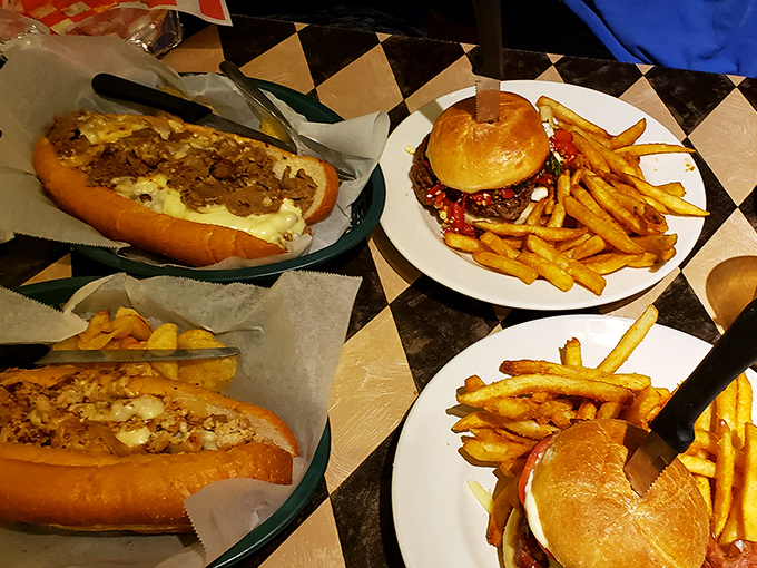 Food this photogenic should have its own Instagram account. The classic burger and golden fries combo—America's most reliable relationship.