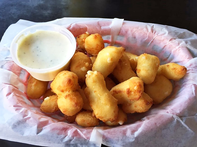 Golden pillows of dairy perfection that make a satisfying squeak between your teeth—these cheese curds are what Wisconsin dreams are made of.