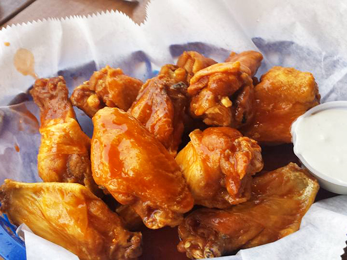 These wings aren't just good "for a seafood place"—they're the kind that make you question everything you thought you knew about chicken wings.
