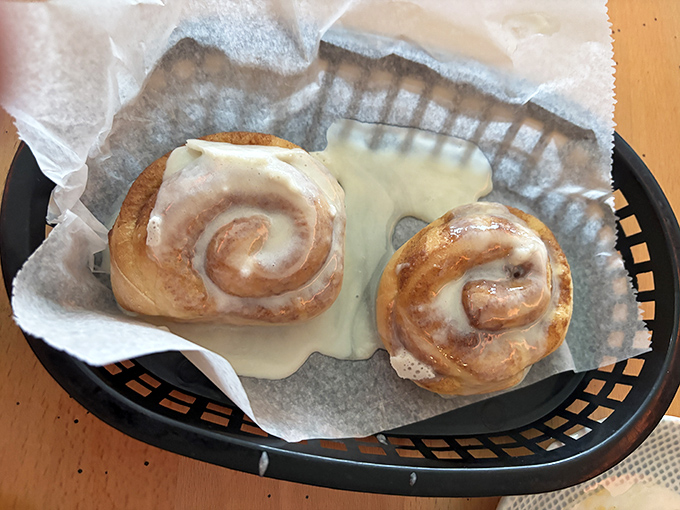 Cinnamon rolls that make you question every other breakfast decision you've ever made. Gooey, warm, and unapologetically indulgent—just as the founding fathers intended.