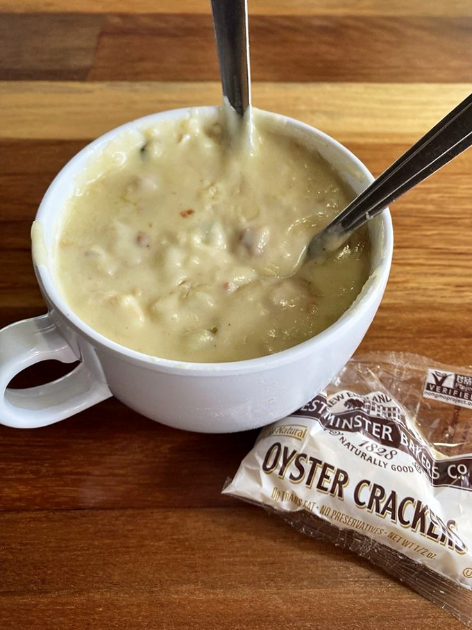 Creamy, dreamy, and studded with tender clams—this cup of chowder might just ruin all other chowders for you forever.