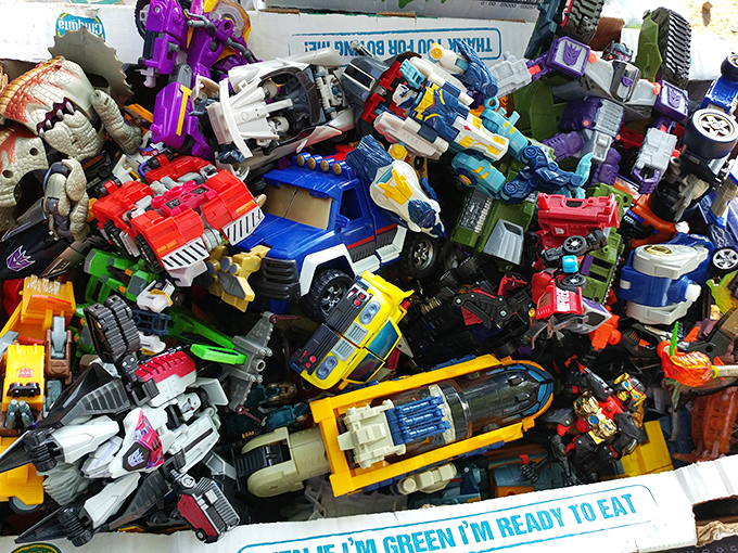 Childhood nostalgia by the boxful! These Transformers aren't just toys—they're time machines to Saturday morning cartoons and sugary cereal.