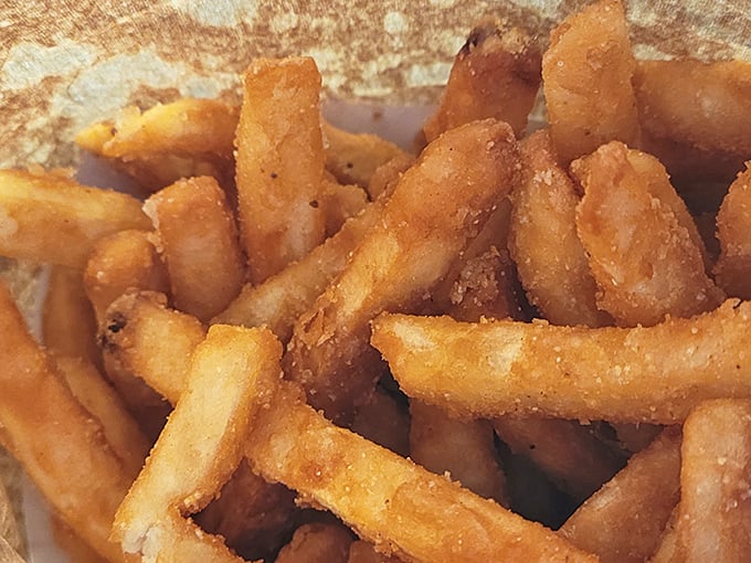 Golden, crispy, and perfectly salted – these aren't just french fries, they're edible proof that simplicity, when executed flawlessly, creates magic.