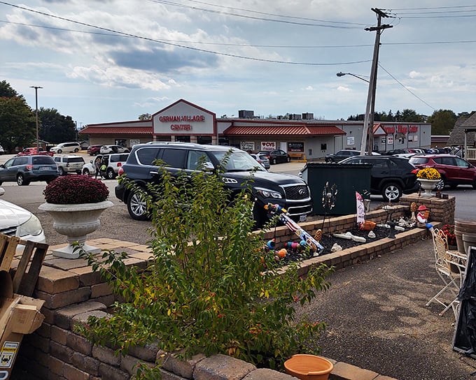 The German Village Center isn't trying to win architectural awards – it's too busy serving food that makes you forget what century you're in.