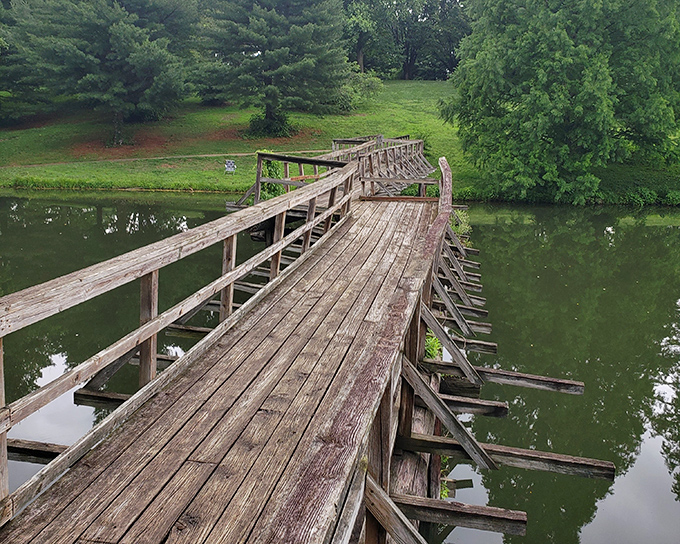 Wooden walkways lead to peaceful moments that money simply cannot buy anywhere else.