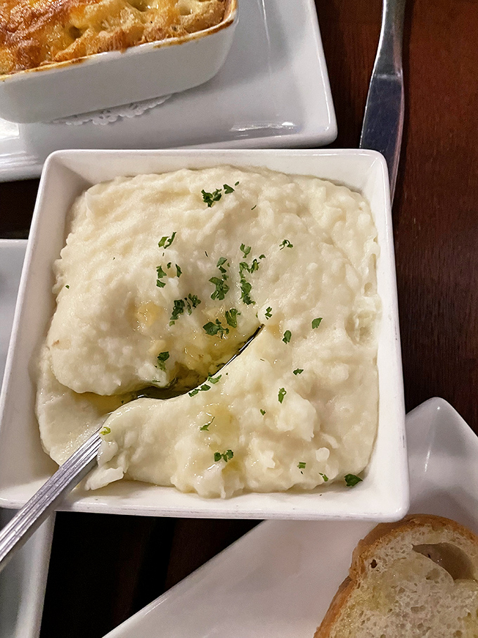 These mashed potatoes aren't just a side dish—they're a cloud-like revelation that makes you question everything you thought you knew about spuds.