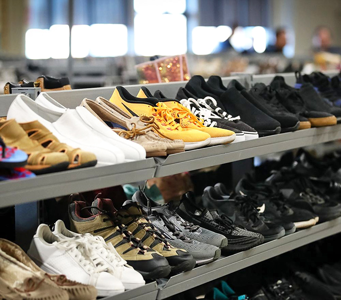 Shoe heaven exists! From casual sneakers to dress shoes, each pair waits patiently for new adventures with feet that appreciate both style and savings.