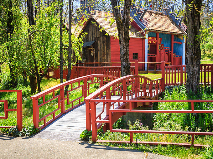 The Joss House's vibrant colors and intricate design stand as a living testament to California's diverse Gold Rush heritage – a cultural treasure hiding in plain sight.