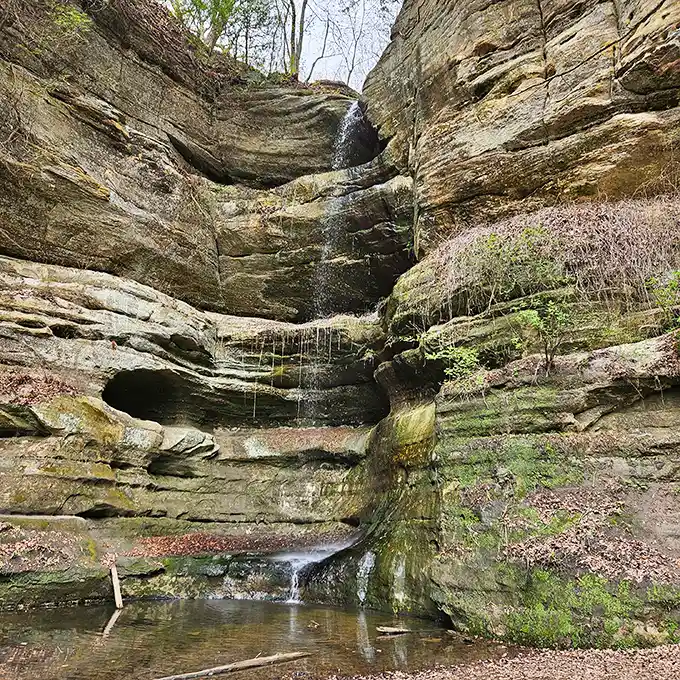 Layers upon layers of history carved into stone. Mother Nature's version of a wedding cake, except this one took millions of years to perfect.