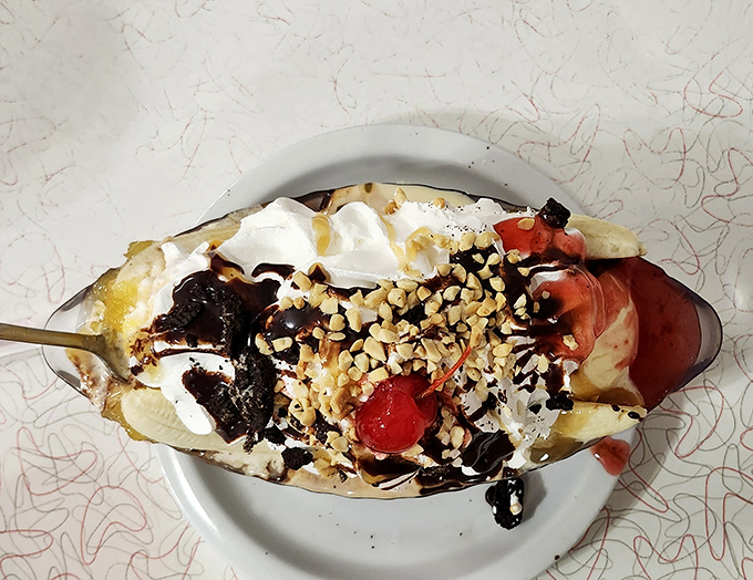 The banana split at Mr. D'z doesn't just satisfy a sweet tooth—it creates a lifelong relationship that might require counseling.