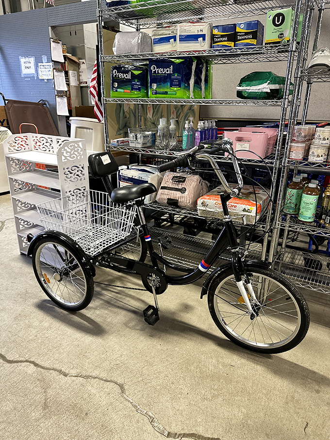 Not just any three-wheeler—this adult tricycle represents freedom, fun, and the perfect conversation starter for neighborhood rides.