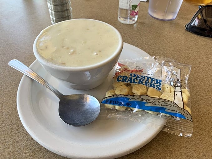 Behold the holy grail of Pacific Northwest comfort – creamy, chunky, and worth every mile driven.