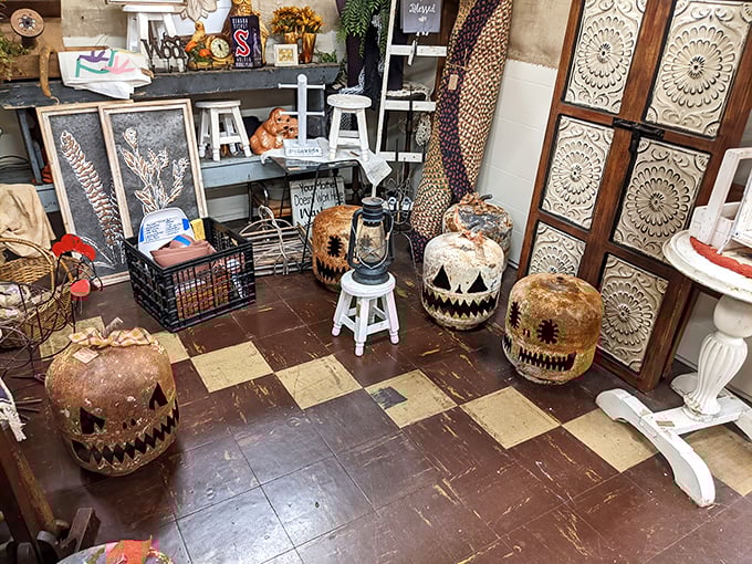 Jack-o'-lanterns with attitude! These metal pumpkins have more personality than most reality TV stars and would make Ray Bradbury proud.